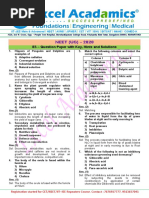 AIFSET Previous Paper | PDF