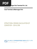 Conveyor Gallery Structural Design | PDF | Civil Engineering | Economic ...