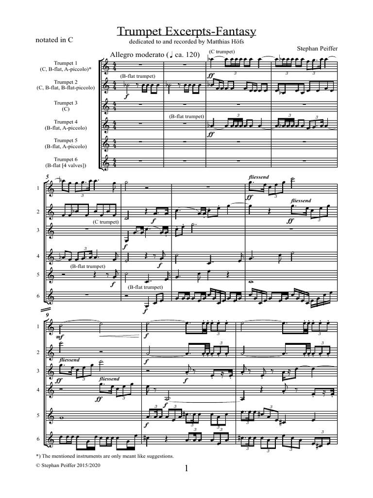 Trumpet Excerpts Fantasy - Dedicated To and Recorded by Matthias Hoefs ...