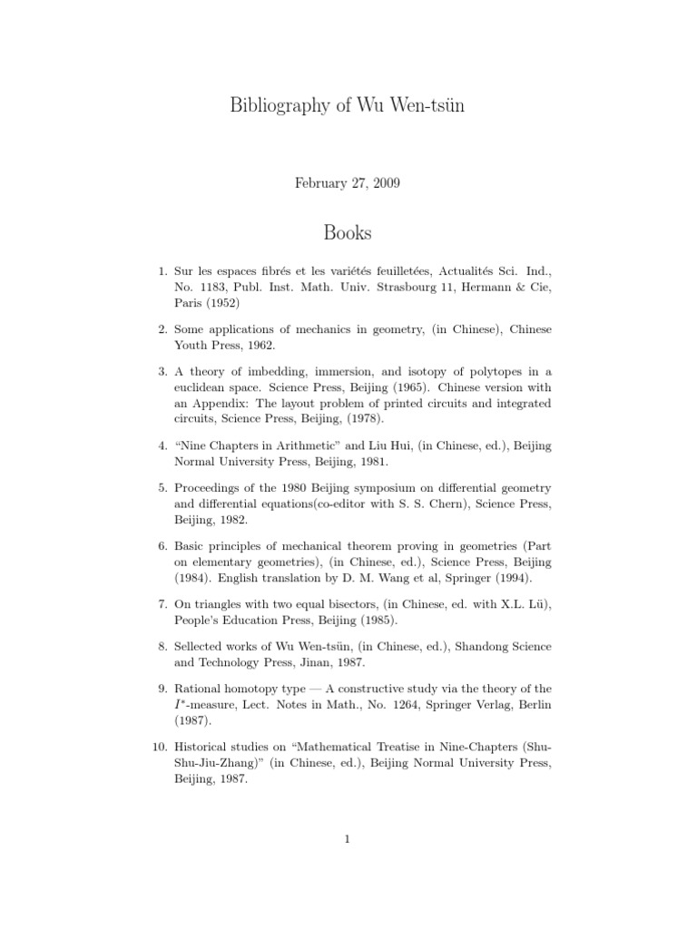 Pap List | PDF | Geometry | Teaching Mathematics