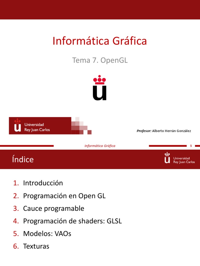 Introducción a la programación gráfica con OpenGL | PDF | Equipo de oficina | Ingeniería de software