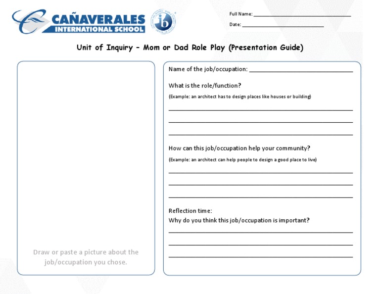 Role play guide helps kids explore jobs | PDF