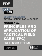 Tactical Field Care Communication Guide | PDF | Medical Specialties ...