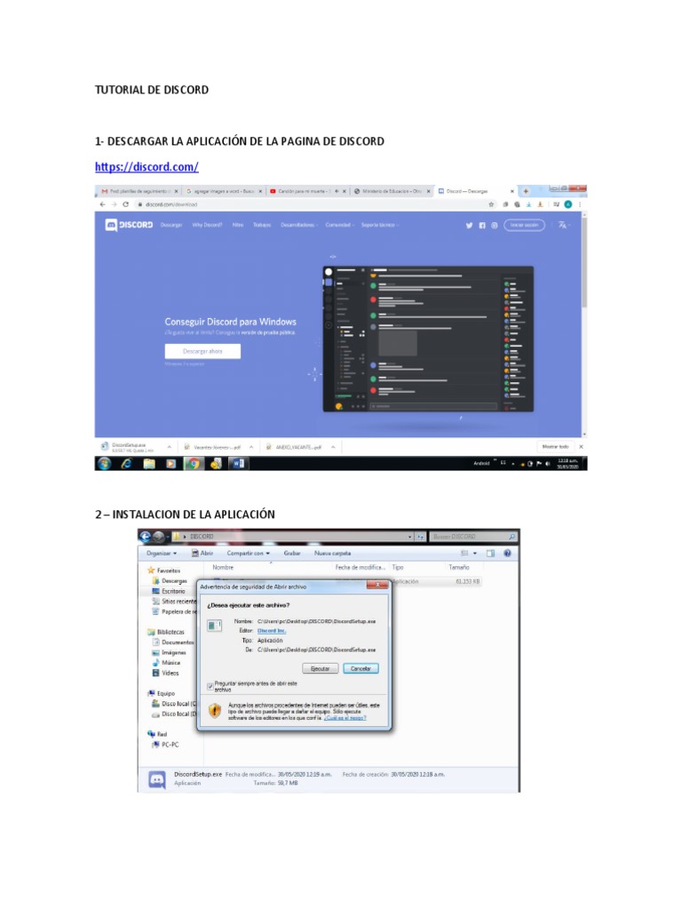 Tutorial de Discord | PDF