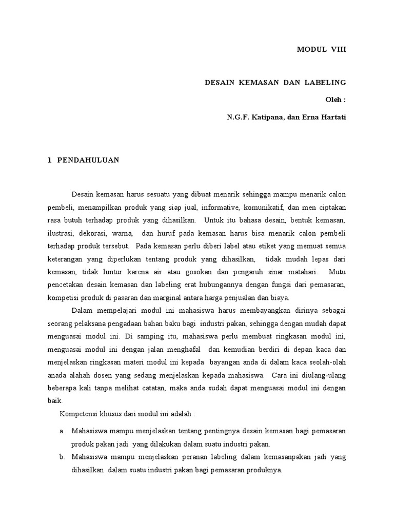 MODUL VIII Industri Pakan..fapet | PDF
