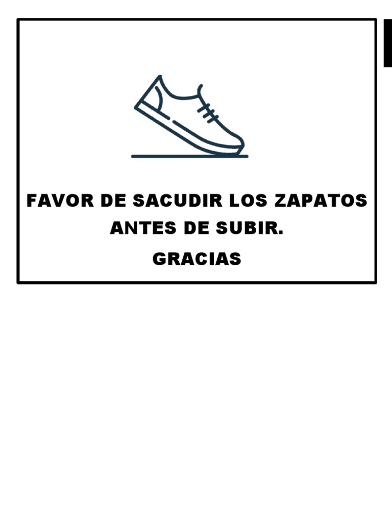 Letrero de Zapatos | PDF