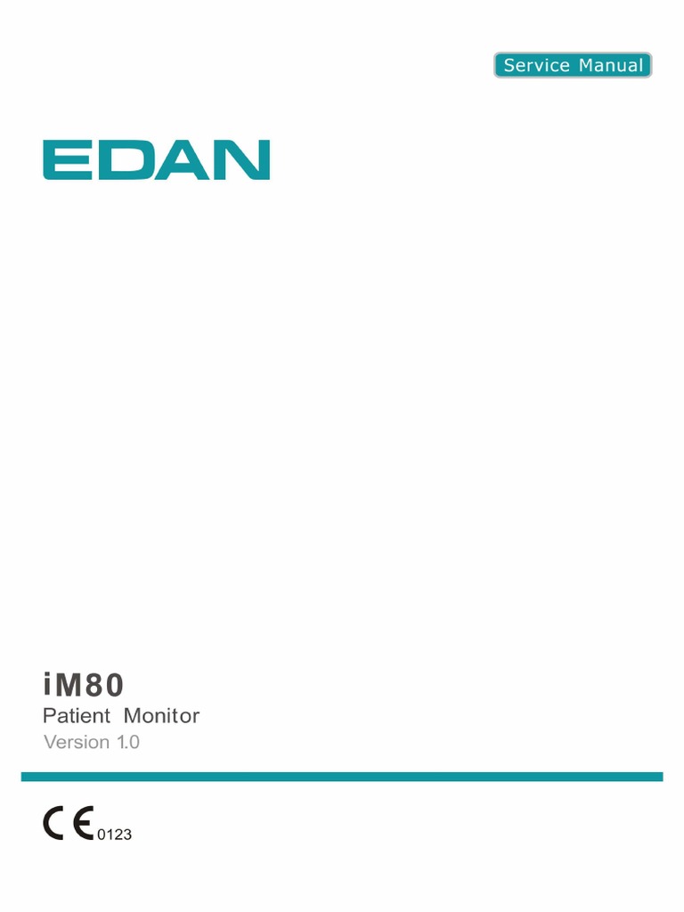 Edan Im50 PDF | PDF | Derechos de autor | Presión sanguínea