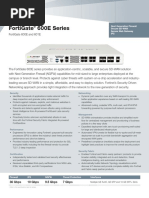 Fortigate Fortiwifi 60F Series: Data Sheet | PDF | Computer Network ...