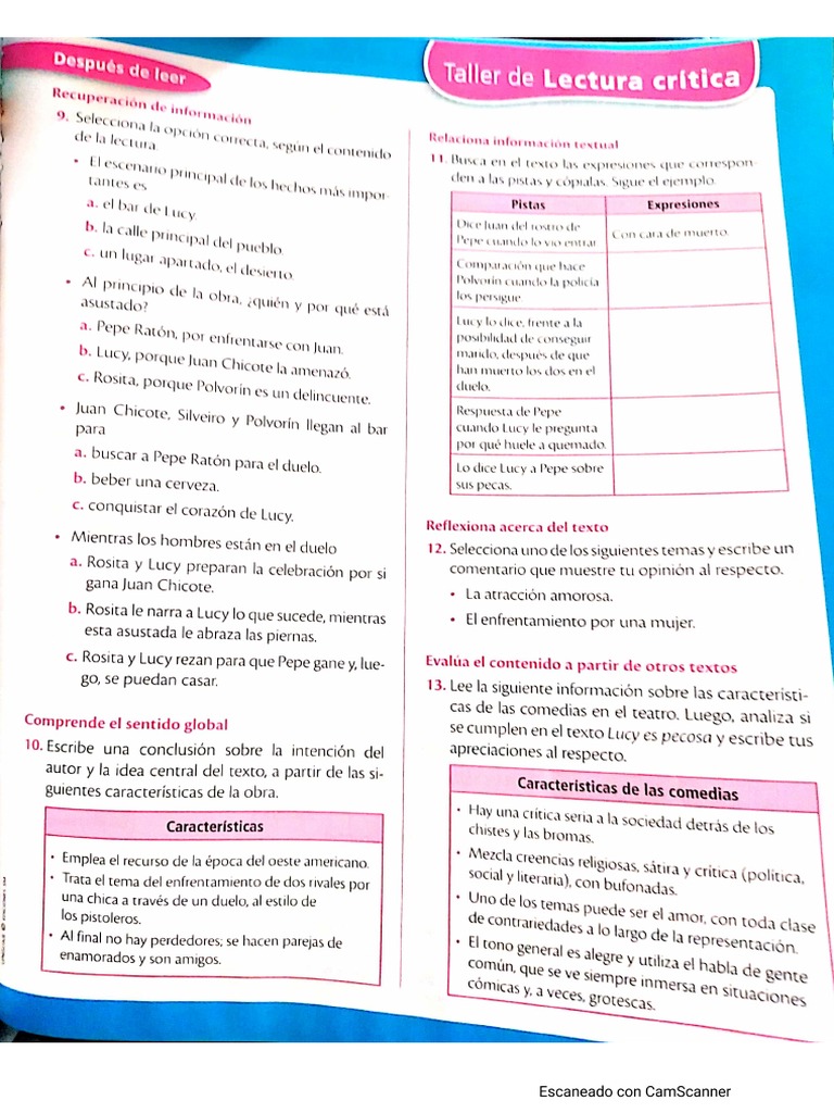 Tller - Lucy Es Pecosa. Cplto PDF | PDF