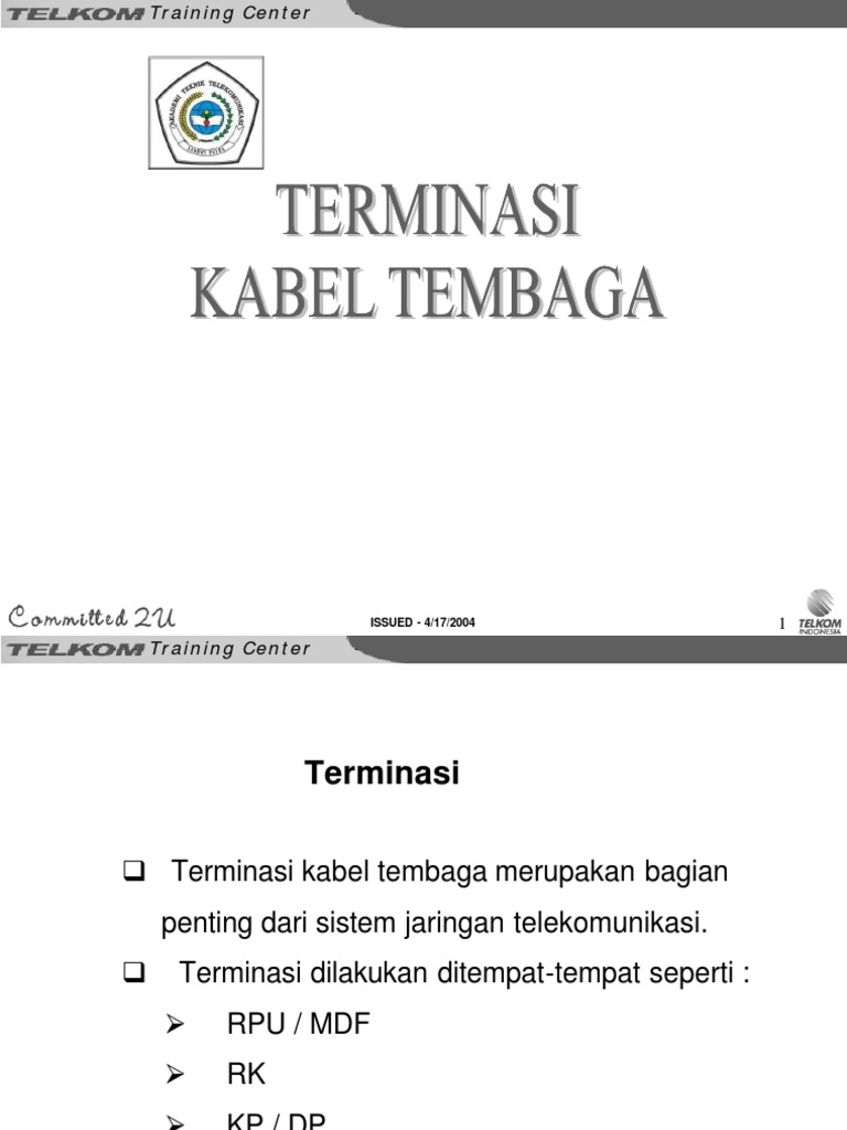 02-Terminasi Kabel | PDF