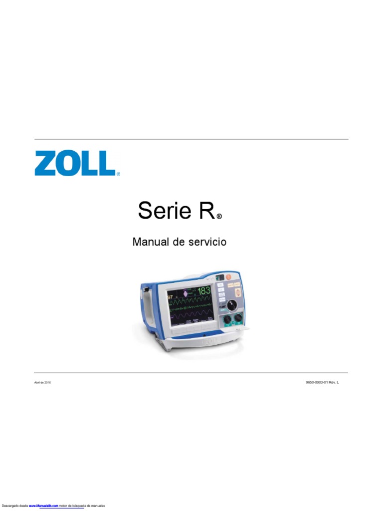 Manual de Servicio Zoll R Series | PDF | Software | Derechos de autor