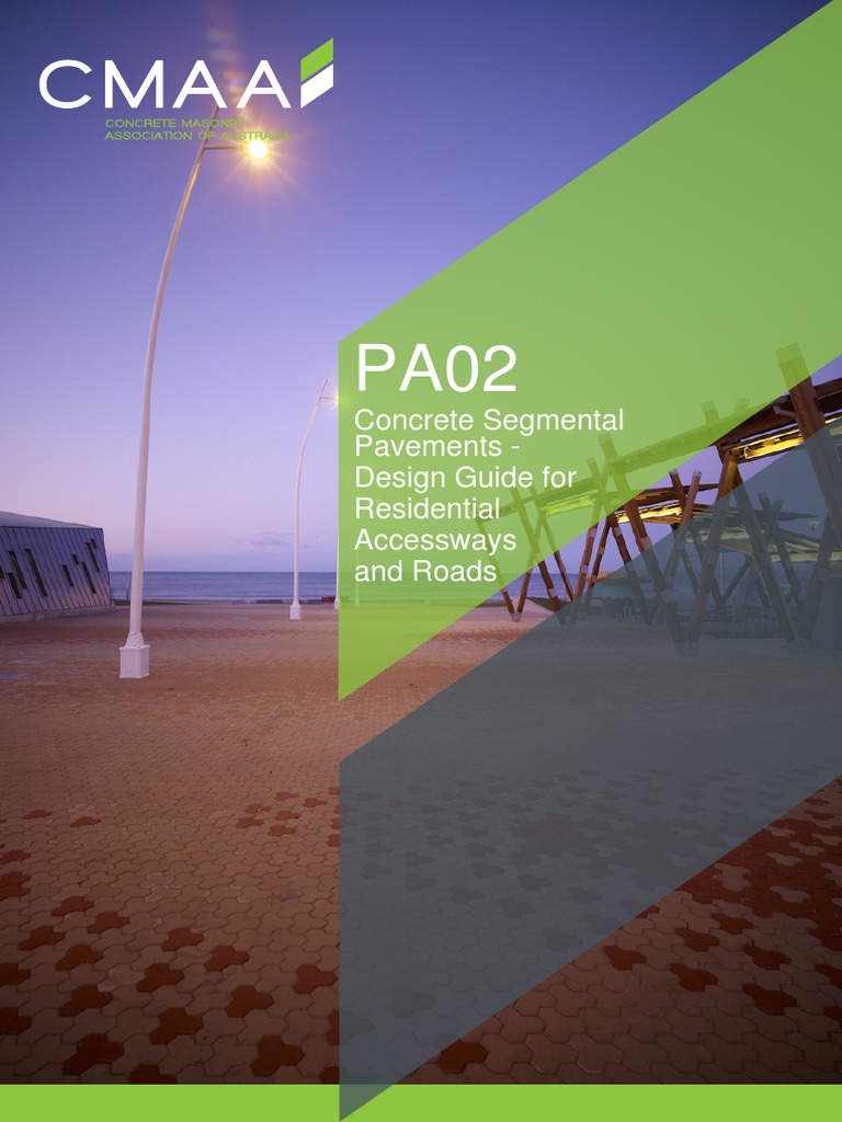 Concrete Segmental Pavements - Design Guide For Residential Accessways ...