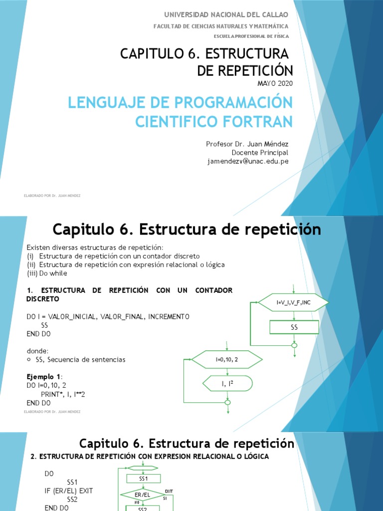 Capitulo 6. Estructura de Repeticion | PDF | Algoritmos | Informática ...