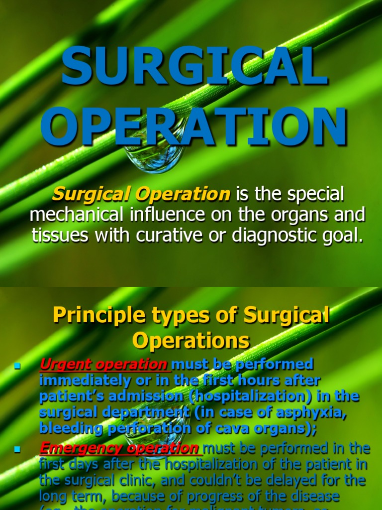 Surgical Operation PDF | PDF | Surgical Suture | Surgery