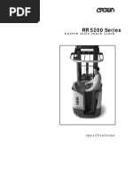 Crown RC 3000 Series Specs Overview | PDF | Elevator | Forklift