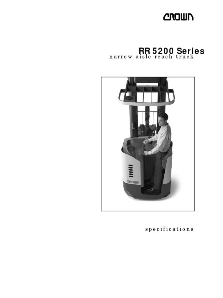 Crown-RR5220-45 Especificaciones | PDF | Elevator | Truck