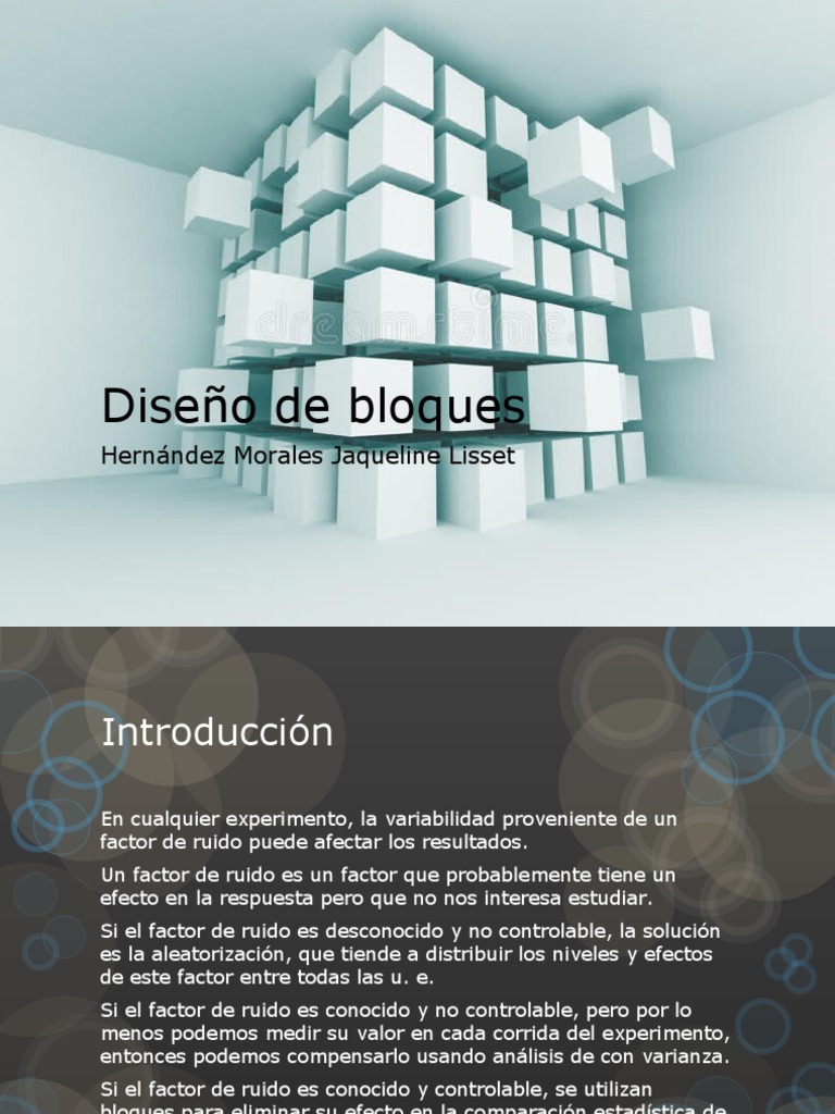 Diseño de Bloques | Descargar gratis PDF | Análisis de variación ...