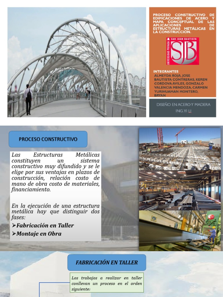 Proceso Constructivo de Edificaciones de Acero | PDF | Tornillo | Acero