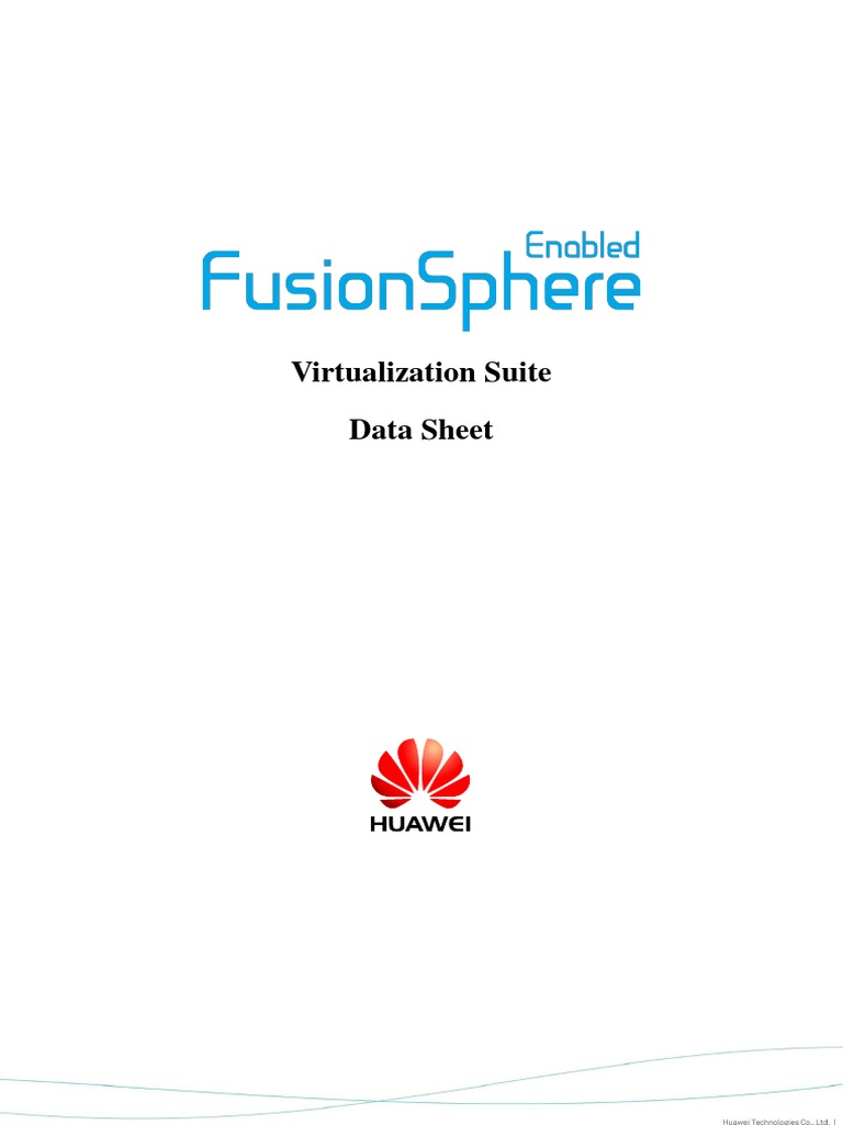 Huawei FusionSphere Virtualization Suite | PDF | Virtualization ...