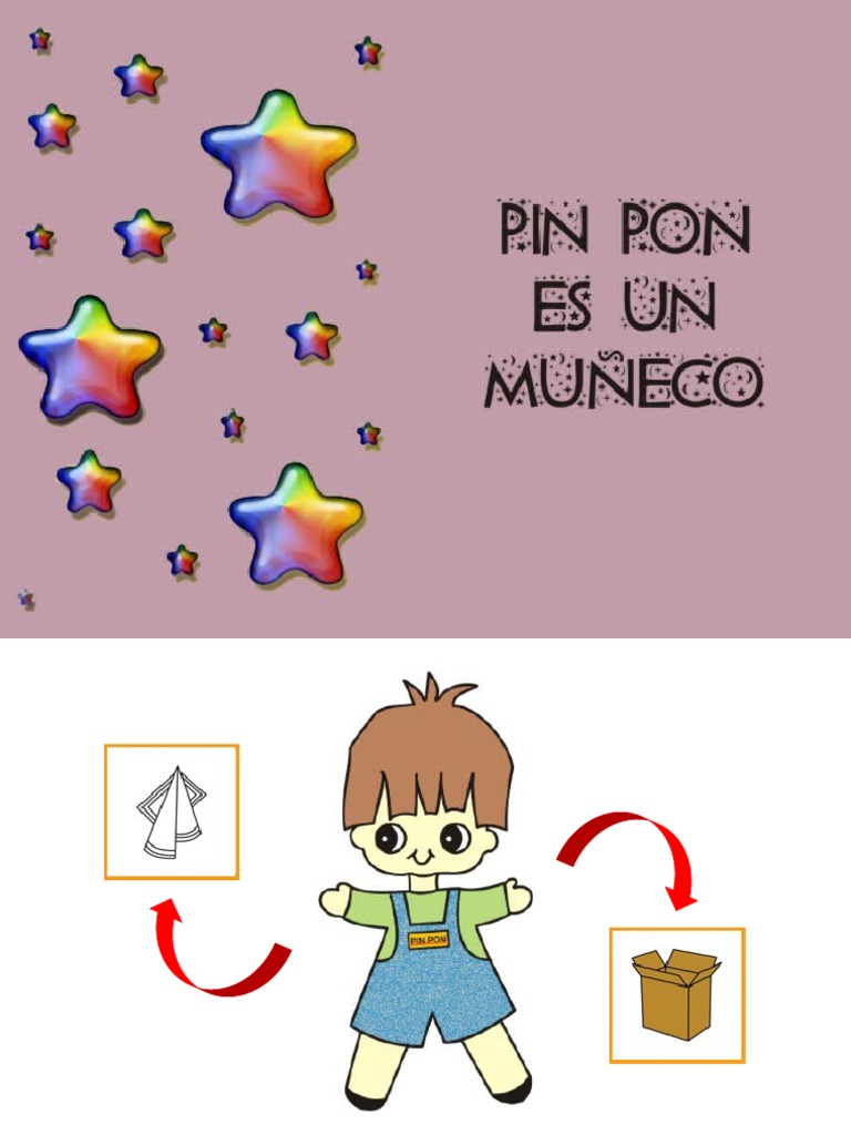 Pin Pon Es Un Muñeco Cancion Con Pictogramas | PDF