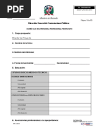 Formulario Tec 6 CV | PDF