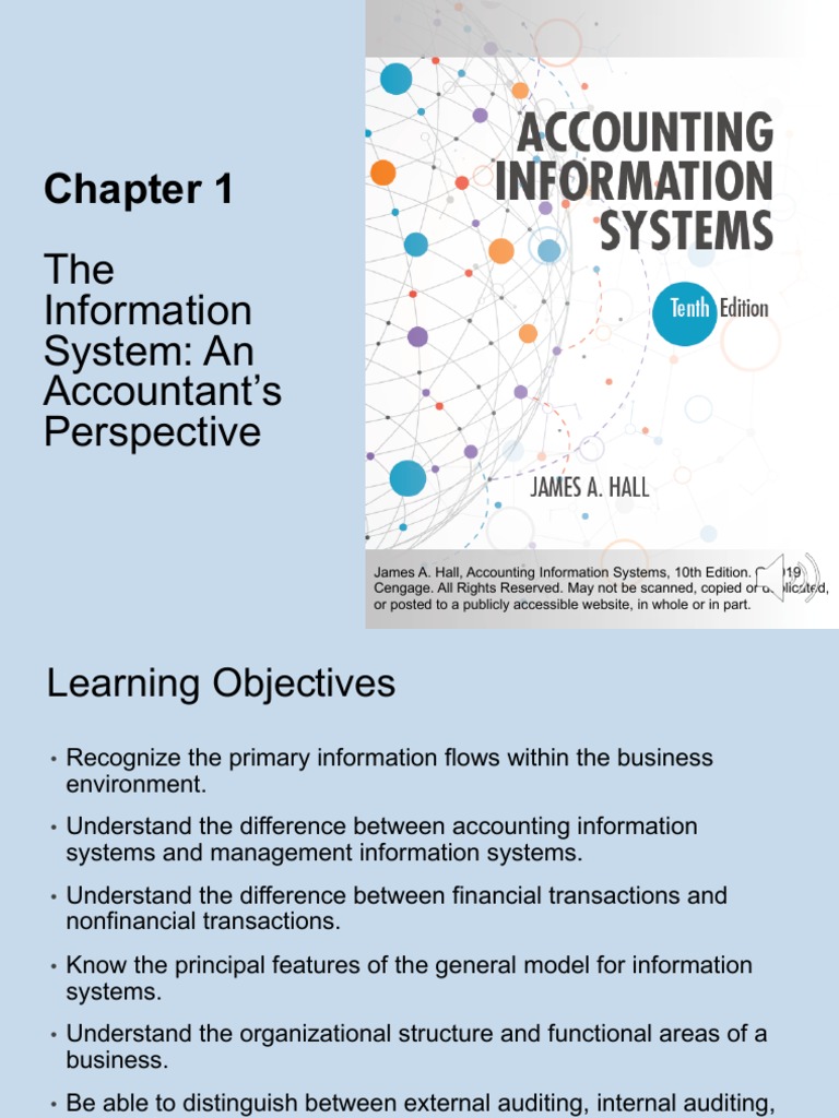 Ais - Chapter 1 PDF | PDF | Information System | Audit