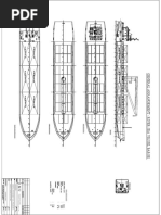 General Arrangement Plan of 3300TEU Container Ship PDF | PDF