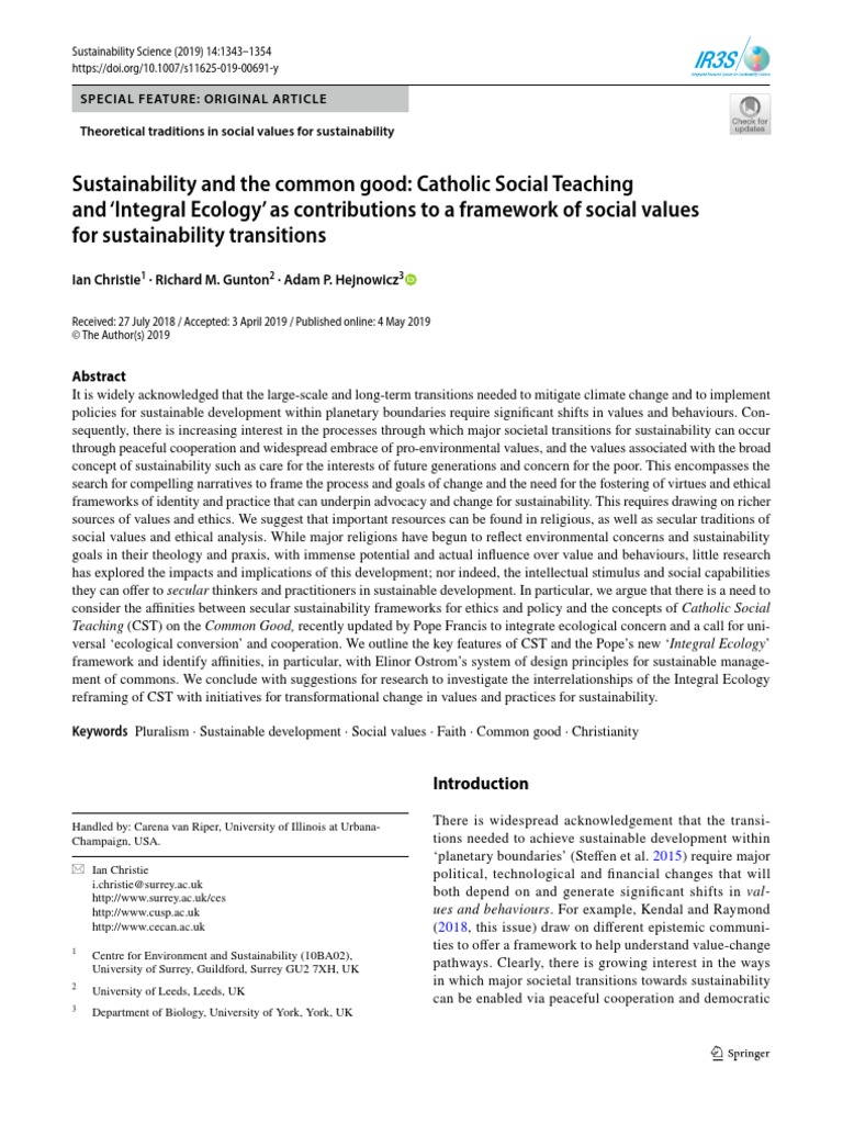 FD 386 D 57 | PDF | Common Good | Sustainability