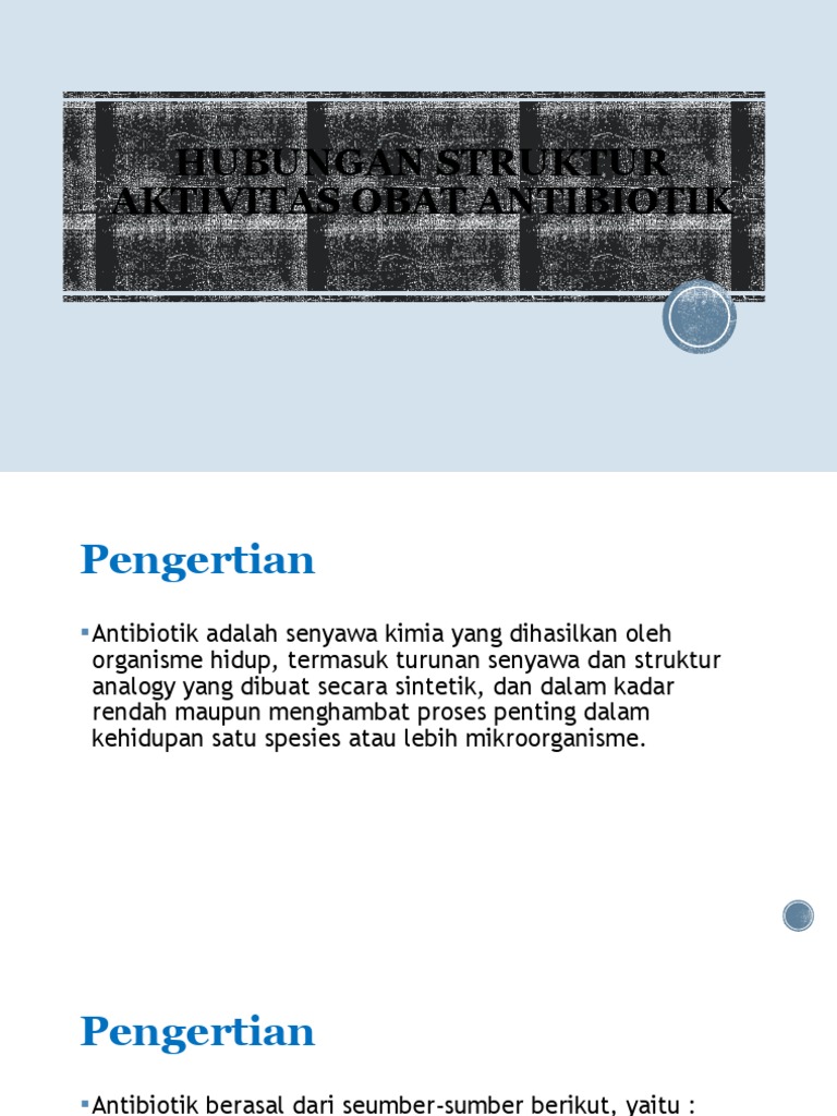 Bab 4 Hsa Obat Antibiotik | PDF
