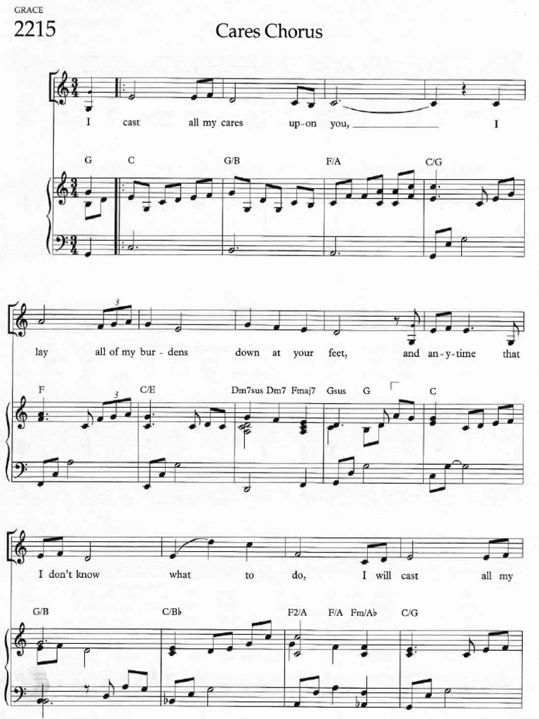 2215 Cares Chorus PDF | PDF