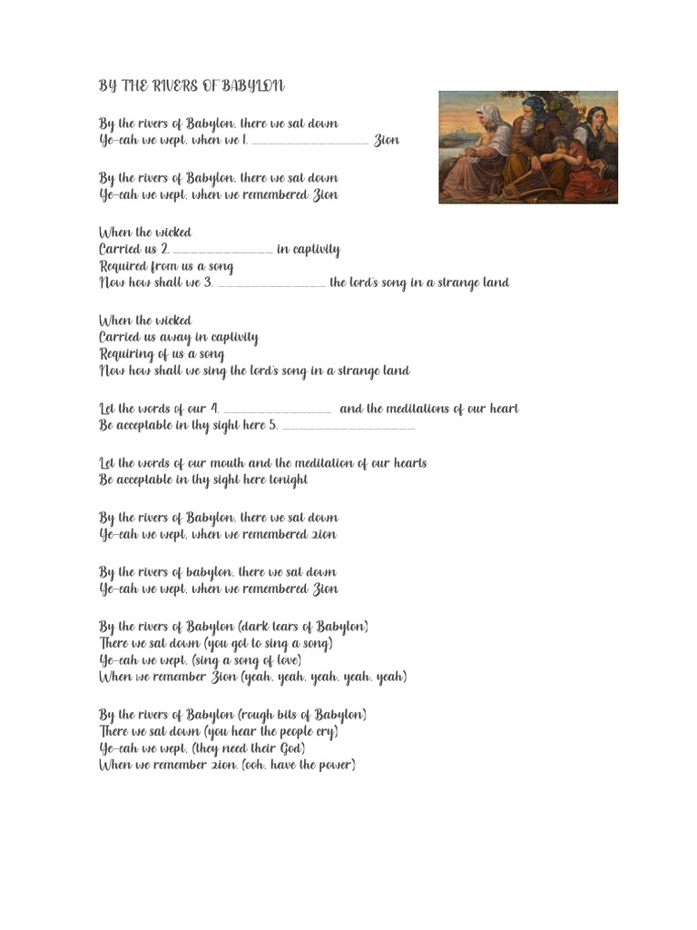 By The Rivers of Babylon | PDF