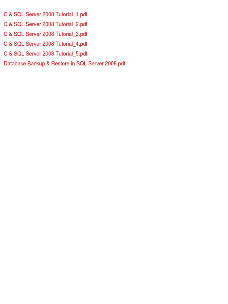 SQL Server Tutorial Myanmar | PDF | Microsoft Sql Server | Databases