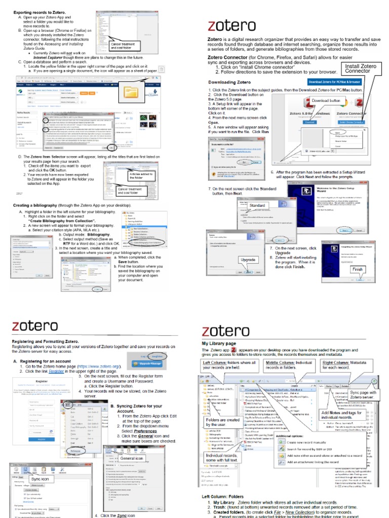 Install Zotero Connector Guide | PDF