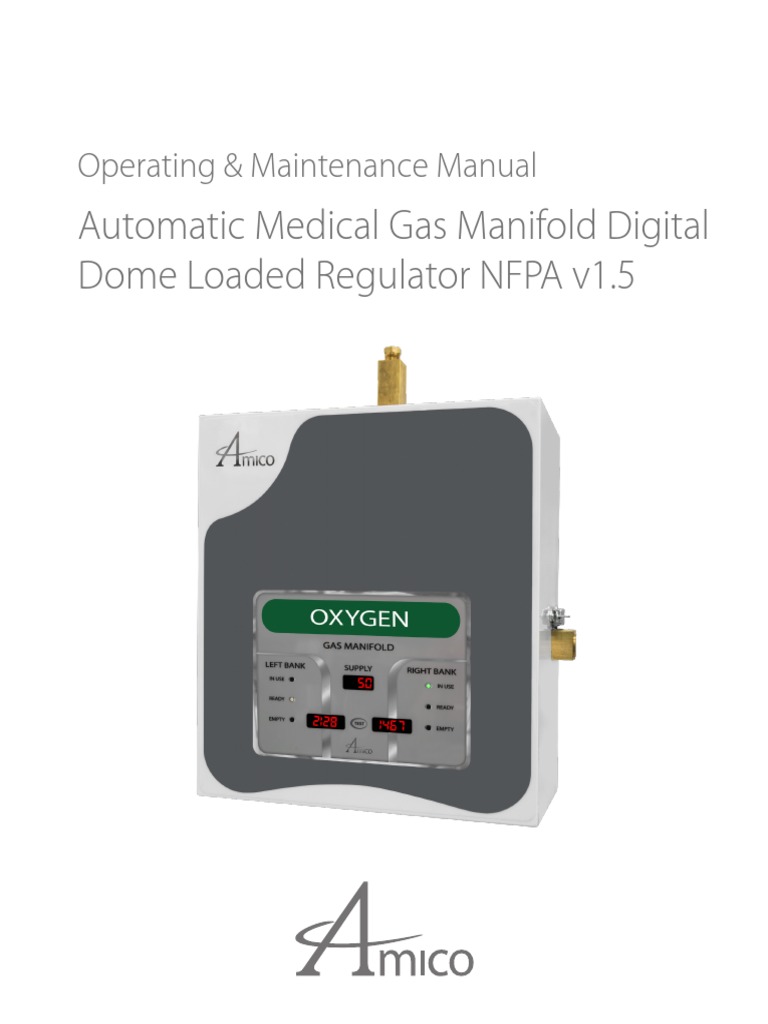 Automatic Medical Gas Manifold Manual | PDF | Leak | Valve
