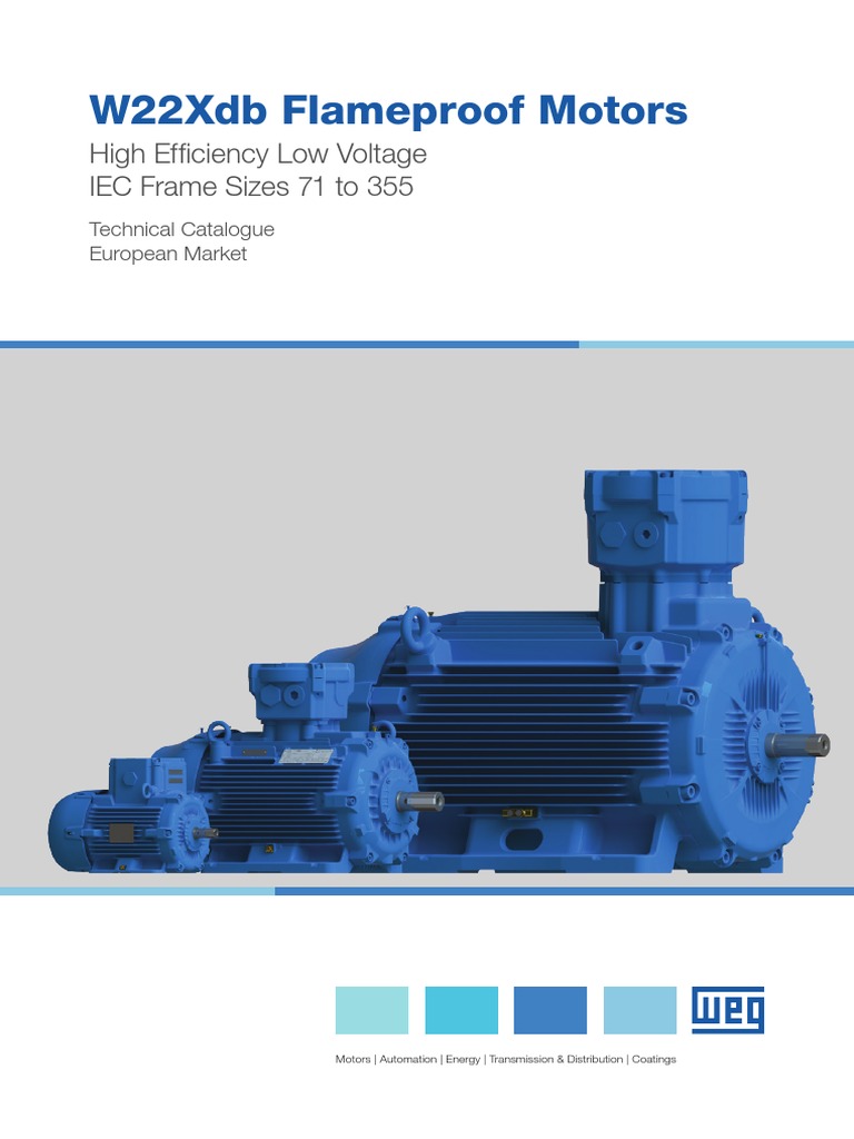 W22Xdb Flameproof Motors: High Efficiency Low Voltage IEC Frame Sizes ...