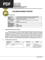 Accomplishment Report in DRRM | PDF | Disaster Risk Reduction | Risk ...