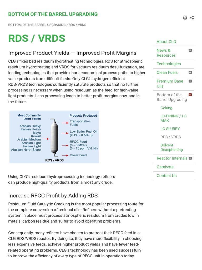 Rds / VRDS: Improved Product Yields - Improved Pro T Margins | PDF ...