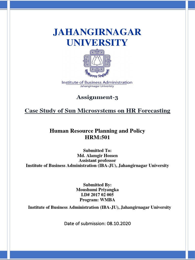 HRP Assignment-3 | PDF | Forecasting | Human Resources