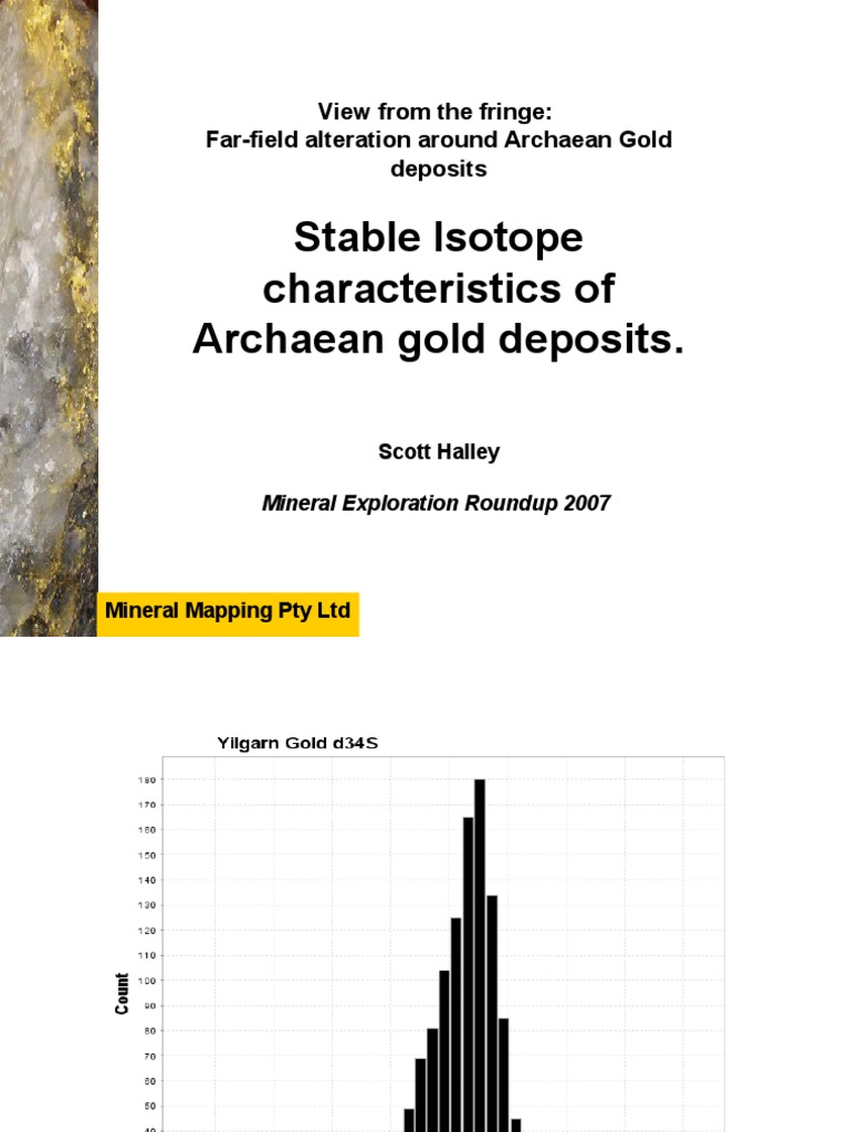 Stable Isotope Characteristics of Archaean Gold Deposits | PDF ...