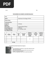 Brick Test Report | PDF