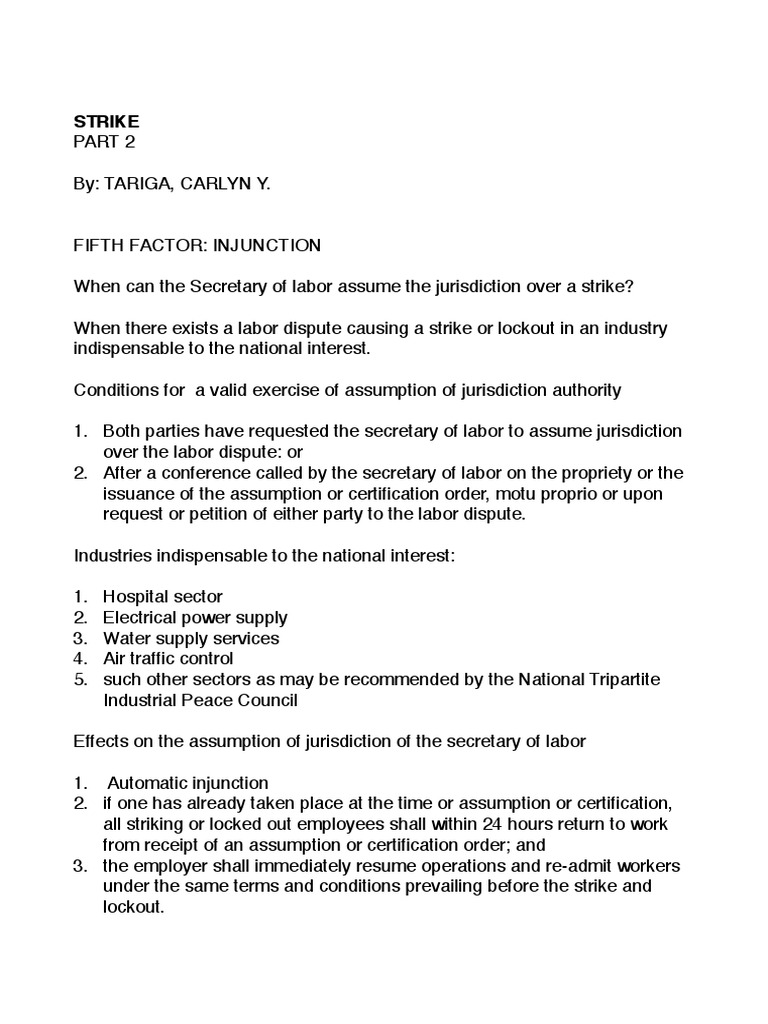 Part 2 STRIKE - Report | PDF | Lockout (Industry) | Strike Action