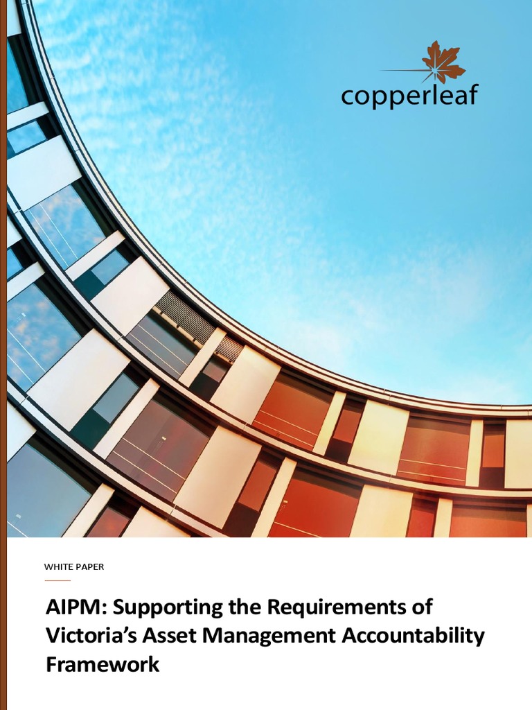 Supporting The Requirements of Victoria's Asset Management ...