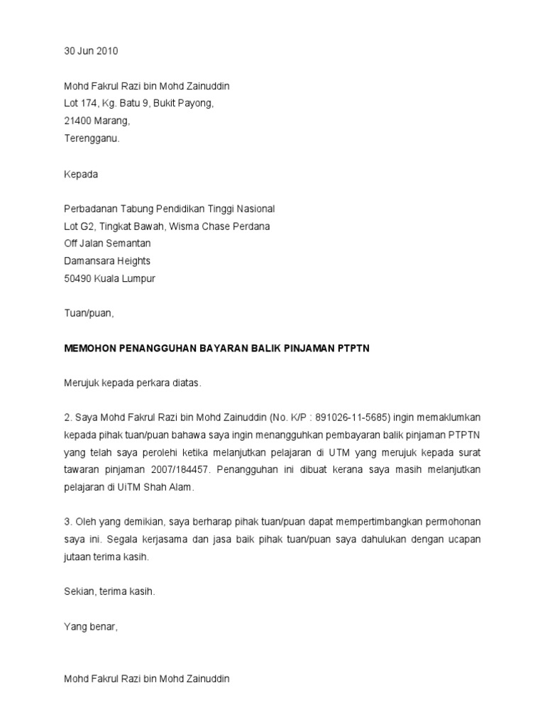 PTPTN Razi | PDF