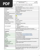 Water Chiller Technical Data Sheet | PDF | Heat Exchanger | Heating ...