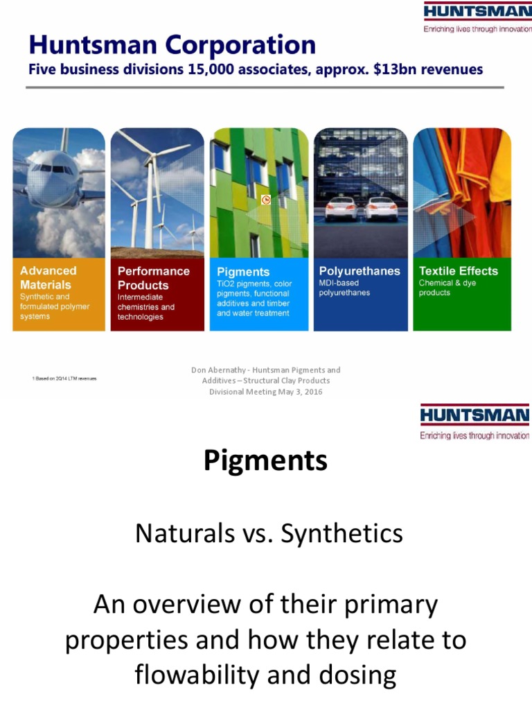 Pigments Manufacturing and Flow Characteristics TDHv3 | PDF | Iron ...