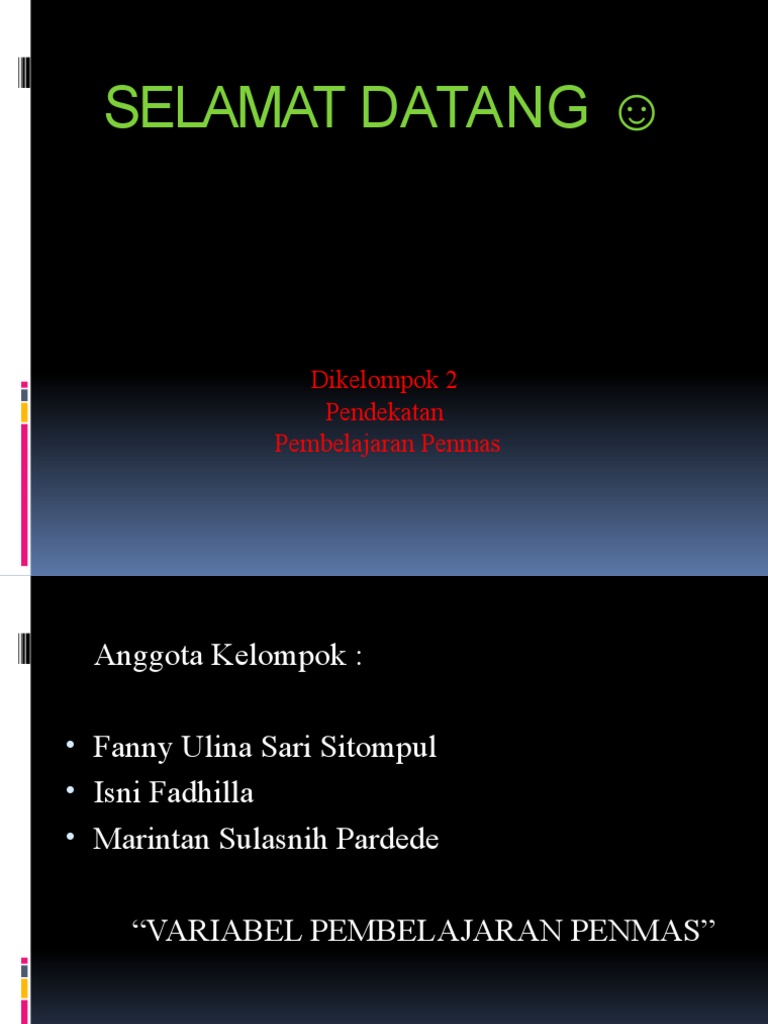 Presentation Kelompok 2 PDKT Penmas | PDF | Karier & Perkembangan | Pengembangan Diri