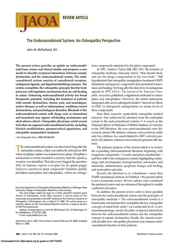 Review Article: Pathic Association Published A Supplement Dedicated To ...