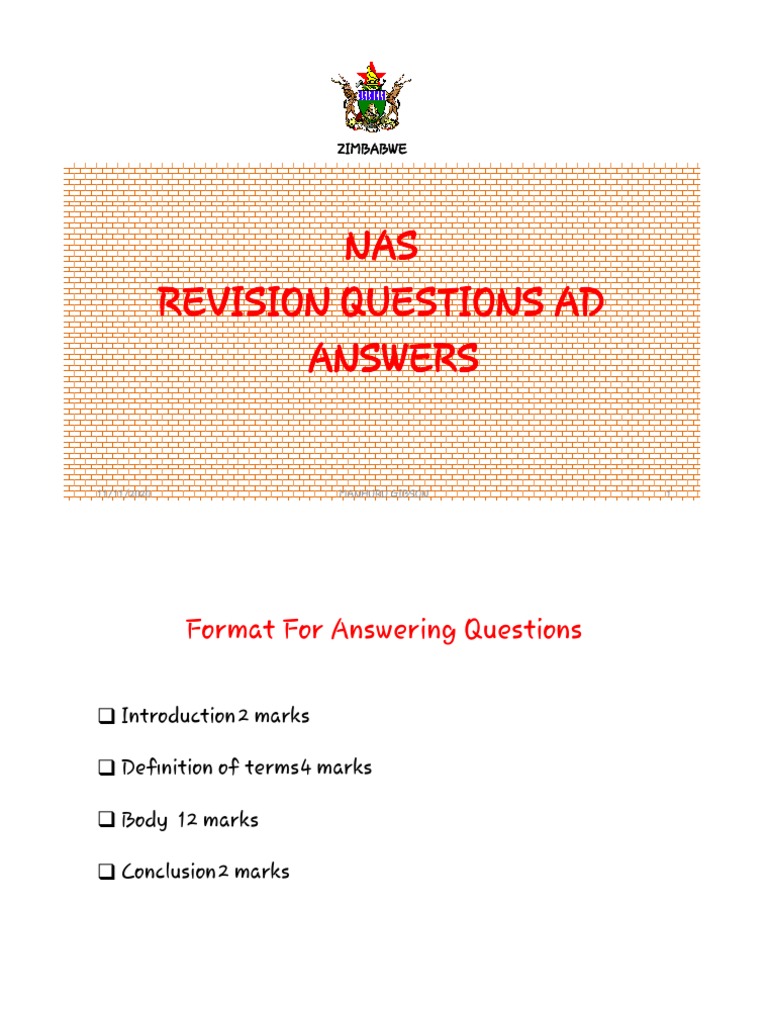 Nas Revision Questions and Answers | PDF | Mediation | Bill (Law)