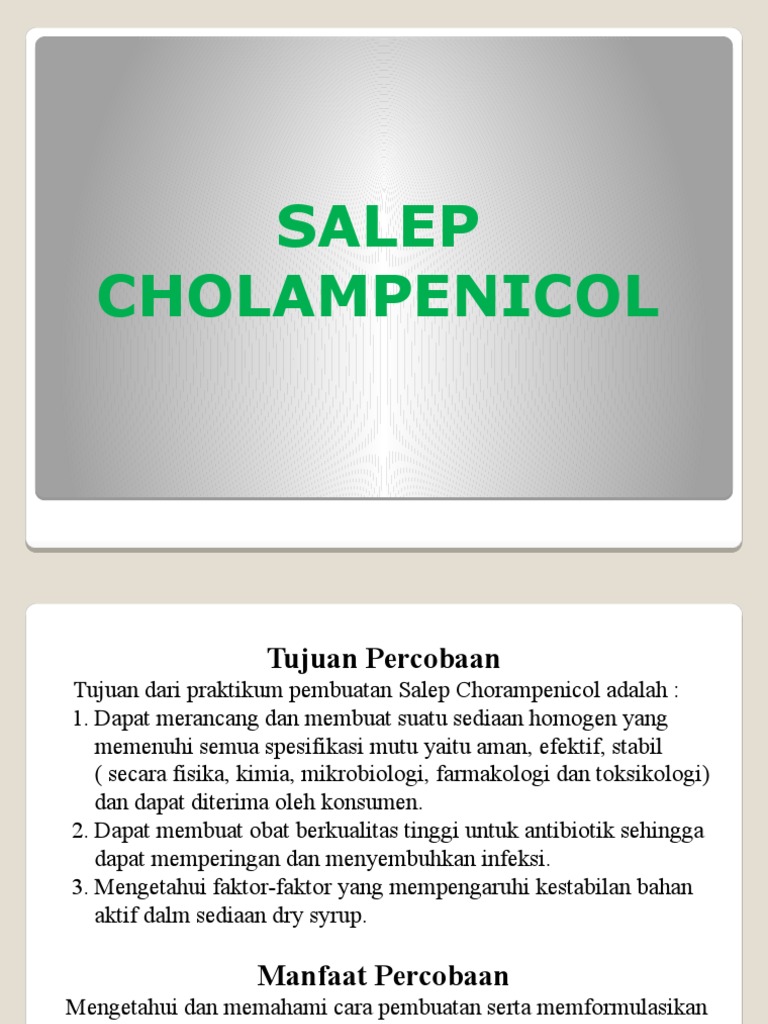Pembuatan Salep Cefadroxil untuk Infeksi | PDF