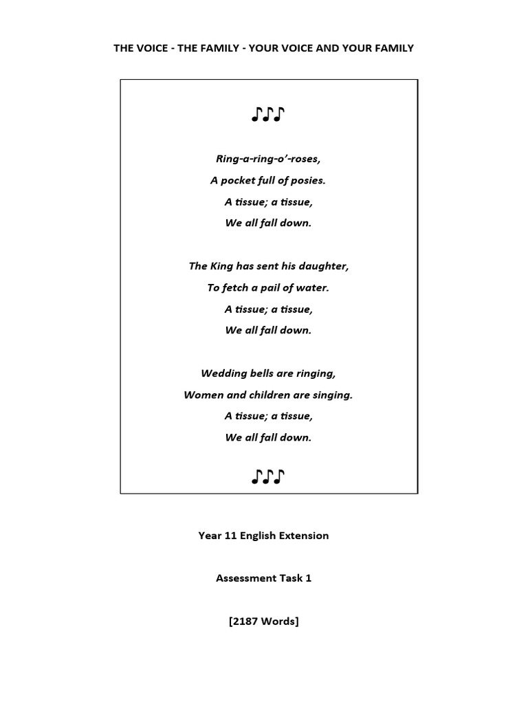 English Extension - Year 11 Task 1 | PDF